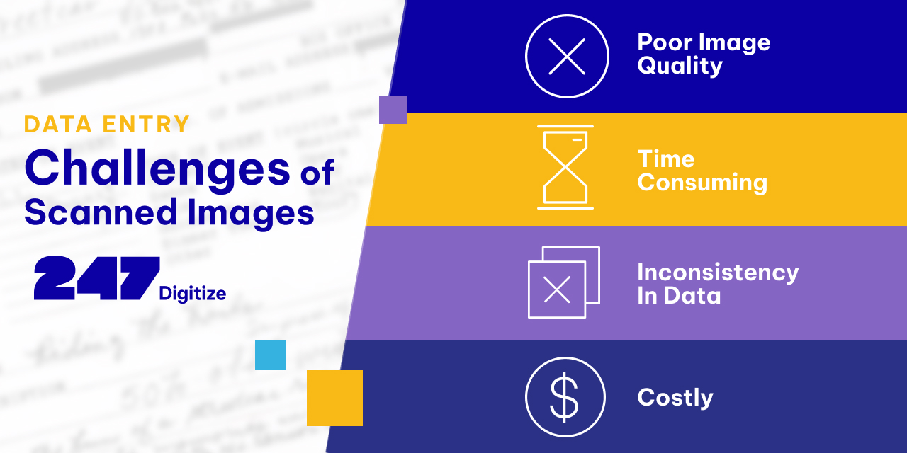 Major Challenges in Data Entry From Scanned Images - 247Digitize